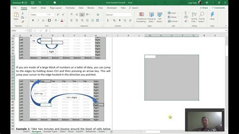 intro to navigating excel youtube