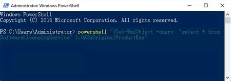 Find Widows Server Product Key In Powershell