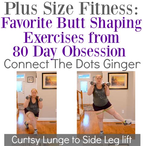 Connect The Dots Ginger Becky Allen Plus Size Fitness Butt Shaping