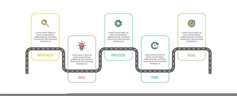 아이콘과 5 옵션 또는 단계가있는 수직 인포 그래픽 디자인 얇은 선 인포 그래픽 비즈니스 개념 정보 그래픽 순서도 프리젠 테이션 모바일 웹 사이트 인쇄물에 사용할 수