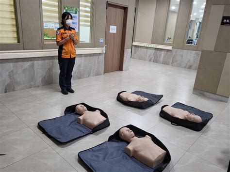 심폐소생술 교육 한빛요양병원