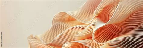 Abstract Golden Wave Patterns In Close Up View Creating A Dynamic And Elegant Visual Texture
