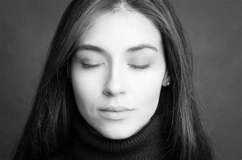 Premium Photo Close Up Portrait Of Young Woman