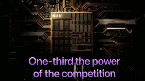 Apple A16 Bionic Its All About Power Efficiency Youtube