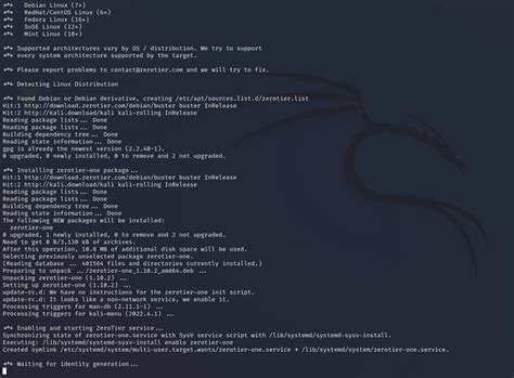 Zerotierkaliinstallissue Community Support Zerotier Discussions