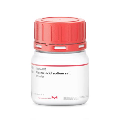 Sigma Aldrich 180947 Alginic Acid Sodium Salt Powder 100 Gr