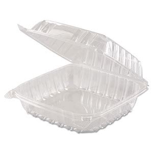 Dart ClearSeal Hinged Lid Plastic Containers DCCC PST Shoplet