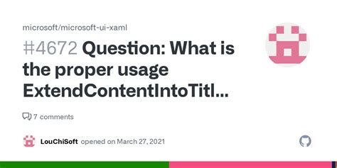 question what is the proper usage extendcontentintotitlebar and settitlebar · issue 4672