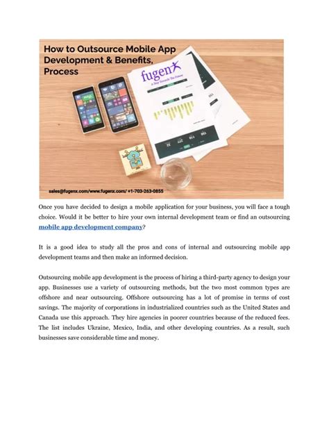 PPT How To Outsource Mobile App Development Benefits Process