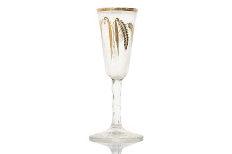 Lot 213 A Late 18th Century Ale Glass The Long