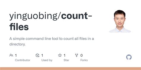 Github Yinguobingcount Files A Simple Command Line Tool To Count All Files In A Directory