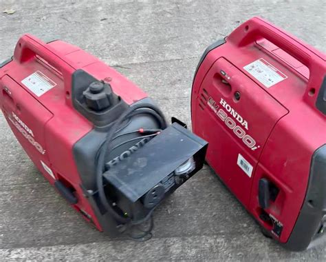 🔴 Honda Eu2000i Generator Pair Parallel Ready 4000w Total Air