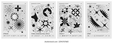 3d 이상의 와이어프레임이 있는 미래형 복고 스톡 벡터로열티 프리 2292711051 Shutterstock