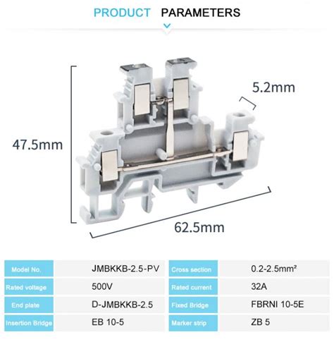 China 35mm Screw Type Din Rail 2 Level Terminal Block With Equipotential Bonder Suppliers