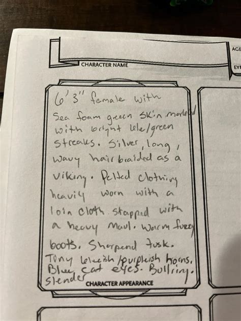 LFA Please Draw My D D Character Id Like To See It Come To Life As My Very First Creation