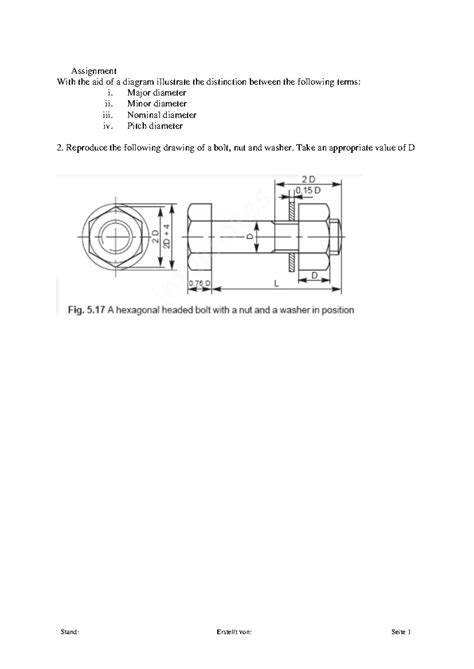 Assignment Tcu 105 Class Drawing For Engineering Stand Erstellt