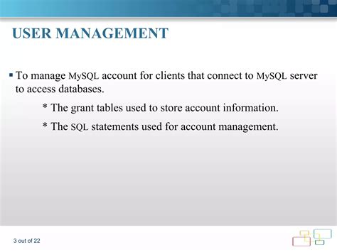 Mysql User Managementroutines And Triggers Pdf