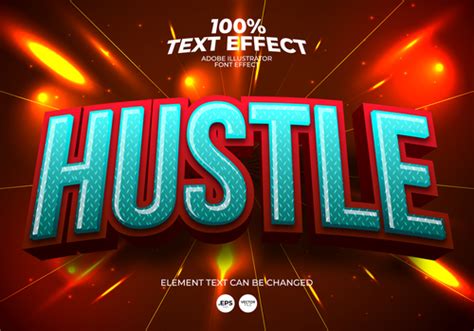 Adobe Illustrator Font Effect Vector Free Download