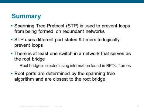 Implement Spanning Tree Protocols Lan Switching And Wireless