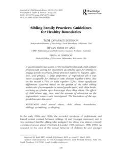 Sibling Family Practices Guidelines For Healthy Boundaries Sibling Family Practices