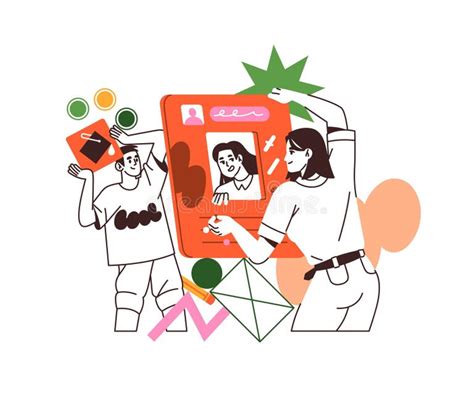 Concept Of Ux Ui Design Creative Designers Create New User Interface For Mobile App Stock