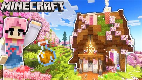 Automatic Potions And Brewing Cabin 🌸 Minecraft Ruby Hollow 22 Youtube