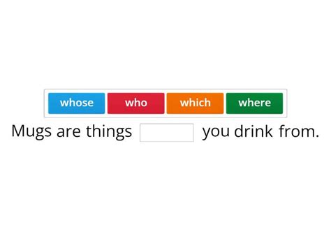 Relative Clauses Revision Relative Pronouns Sentence Syntax Complete