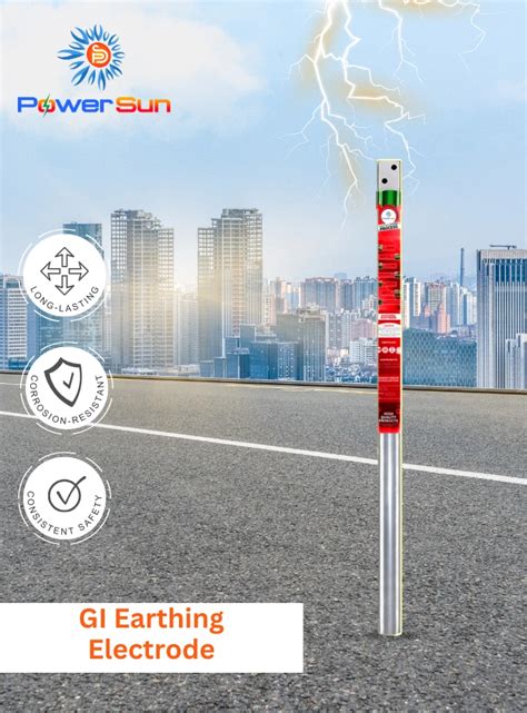Gi Earthing Electrode Powersunearthing