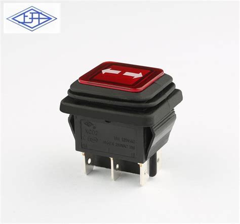 Yongxing Waterproof Switch Kcd 2 Position 3 Position 16a 250v Ac Rocker Switch Rocker Switch