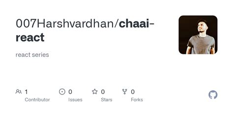 Github 007harshvardhanchaai React React Series