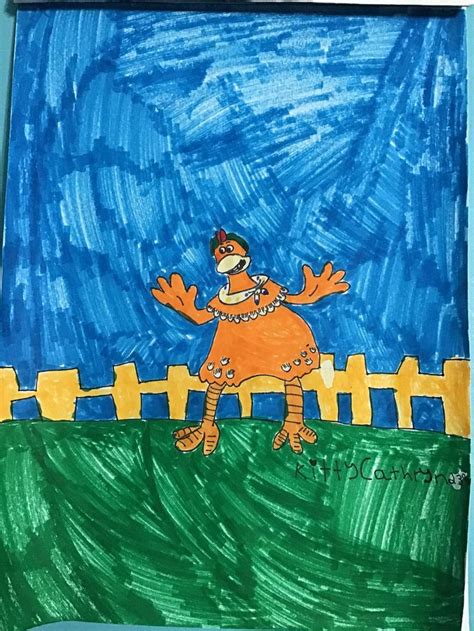 Chicken Run Poster Paint