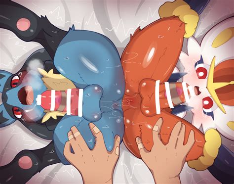 Rule 34 Anthro Anus Balls Bar Censor Biped Black Body Blue Body Censor Bar Censored Cinderace