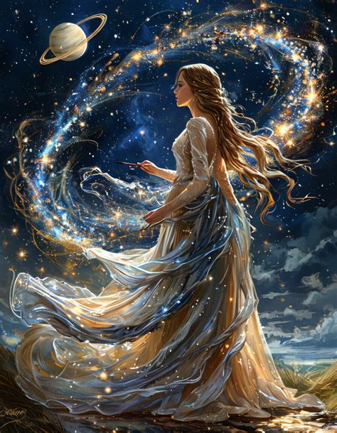 «Девушка художник с кистями и … — картинка создана в Шедевруме