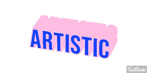 Artistic Word Animated  Logo Designs