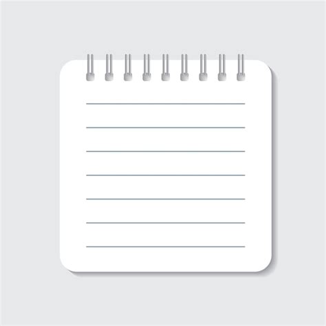 Premium Vector Realistic Template Notepad With Spiral