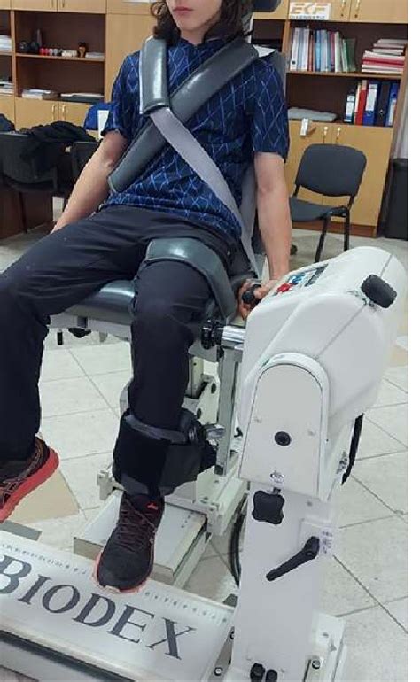 Positioning Of A Participant For Dynamometric Testing Of The Knee Download Scientific Diagram