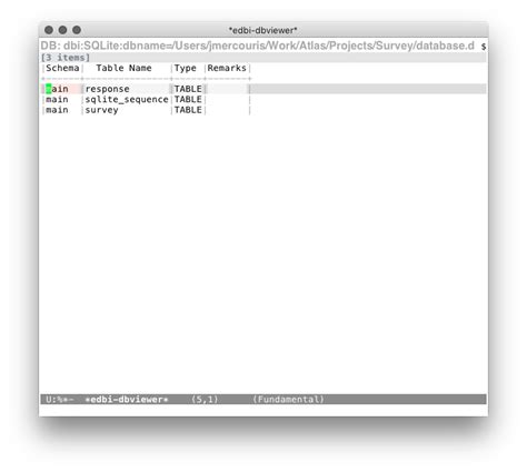 Emacs Database Interface Edbi Jmercouris
