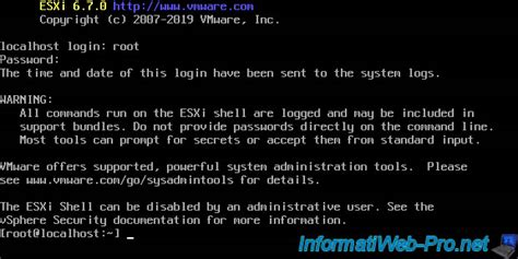 Vmware Esxi 7 0 Or 6 7 Direct Console User Interface Dcui Presentation Vmware Tutorials