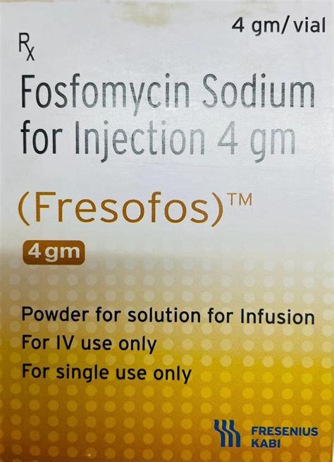 4gm Fosfomycin Sodium Injection At ₹ 850 Piece Fosfomycin Injection In Jaipur Id 27226252473