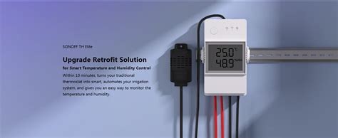 Sonoff Th Elite Thr320d 20a Wifi Temperature Humidity Smart Switch Control Detector Monitor