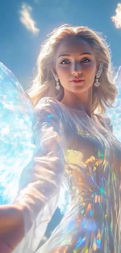 Ethereal Angelic Glow Wallpaper Free Download