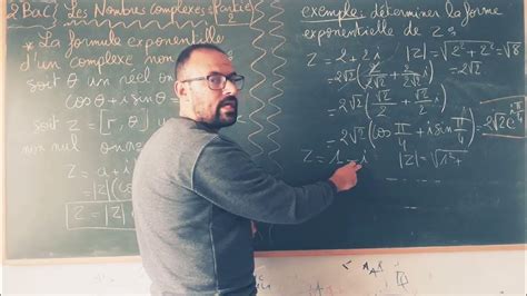 La Forme Exponentielle Les Nombres Complexes Youtube