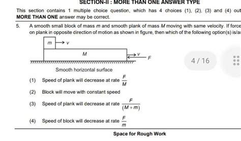 Section Ii More Than One Answer Type This Section Contains 1 Multiple C