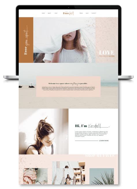 Shop Love Is Free Blog Design Blog
