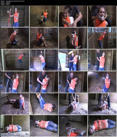 Farm Girl Tied Up And Gagged In The Barn Madalyn Raye Bondage Guru Net