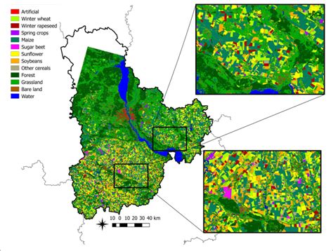 Final Map Obtained By Classifying Multi Temporal Landsat 8 Imagery