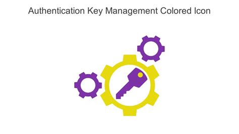 Authentication Key Management Colored Icon In Powerpoint Pptx Png And Editable Eps Format Ppt