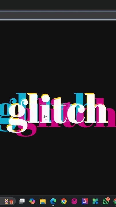 Watch This Html Text Glitch Animation In 60 Seconds Html Css Coding Youtube