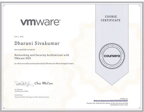 Dharani Sivakumar On Linkedin Vmware Coursera