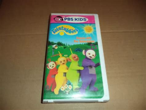 Teletubbies Dance With The Teletubbies Vhs 1999 Clam Shell
